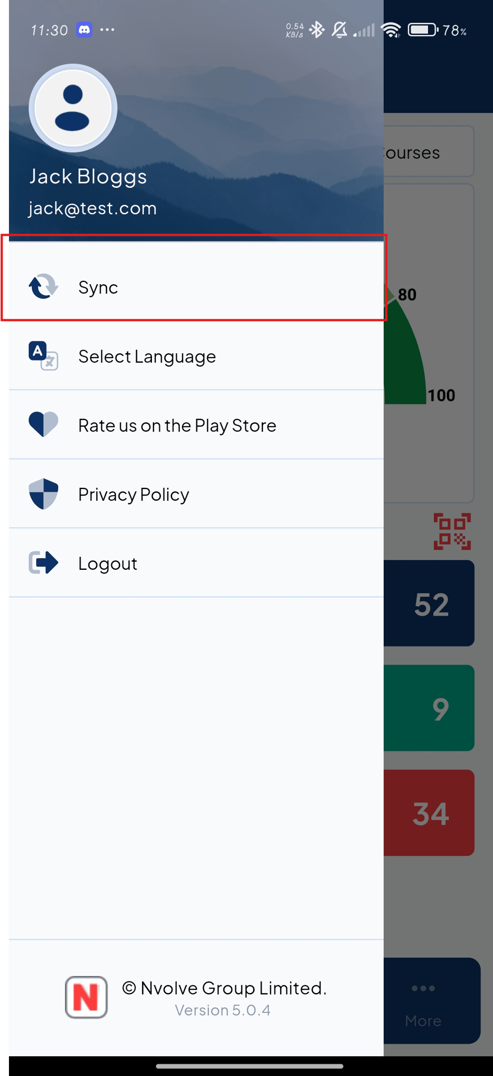 How can the learning be completed on the Nvolve App on a Mobile