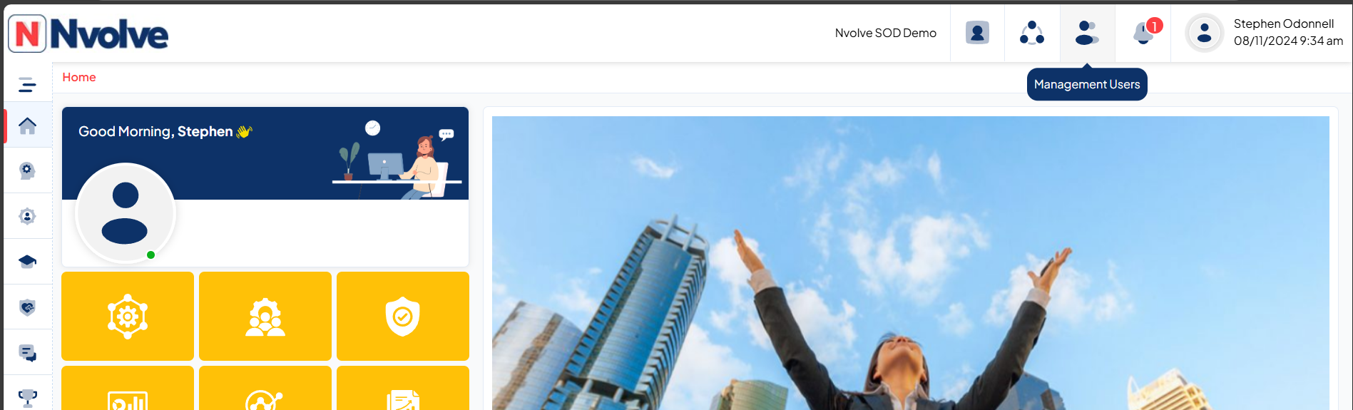 How do I create a custom User Profiles for management users?